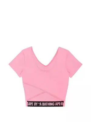 AAPE BY *A BATHING APE Moonface Cut-out T-shirt