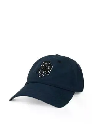 AAPE BY *A BATHING APE Monogram Embroidered Baseball Cap Blue