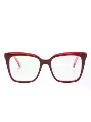 Carolina Herrera Square Frame Eyeglasses - Pink
