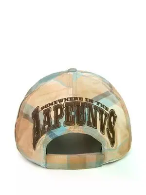 AAPE BY *A BATHING APE Cotton Check Baseball Cap