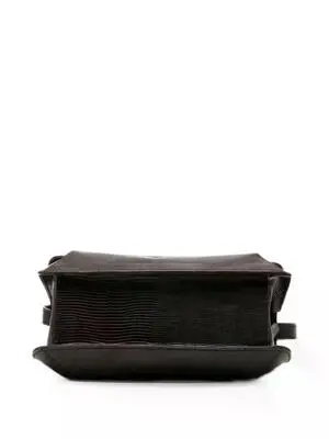 FERRAGAMO 20th Century Lizard Embossed Leather Crossbody Bag