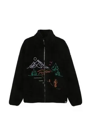 PICTURE ORGANIC CLOTHING Hafdals Embroidered Zip-up Fleece Jacket