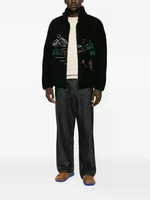 PICTURE ORGANIC CLOTHING Hafdals Embroidered Zip-up Fleece Jacket