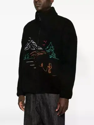 PICTURE ORGANIC CLOTHING Hafdals Embroidered Zip-up Fleece Jacket