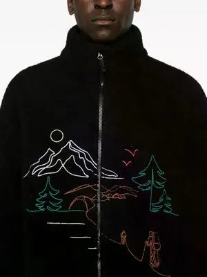 PICTURE ORGANIC CLOTHING Hafdals Embroidered Zip-up Fleece Jacket
