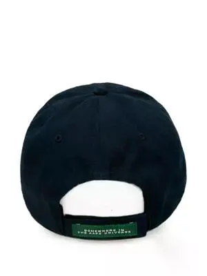 AAPE BY *A BATHING APE Moonface-embroidery Baseball Cap - Blue