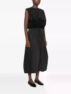 LITKOVSKA Pleated Sleeveless Maxi Dress