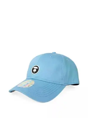 AAPE BY *A BATHING APE Moonface Patch Baseball Cap - Blue