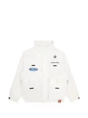 AAPE BY *A BATHING APE Moonface Reversible Jacket - White