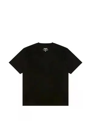 AAPE BY *A BATHING APE Moonface Logo-print T-shirt - Black