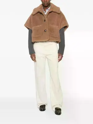 Max Mara Teddy Bear Cape Jacket