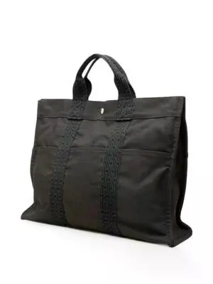 Hermès 1990-2010 Canvas Herline Mm Tote Bag