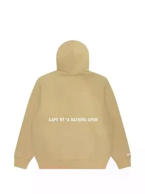 AAPE BY *A BATHING APE Moonface Debossed Zip-up Hoodie