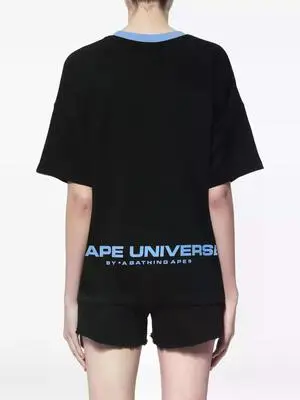 AAPE BY *A BATHING APE Logo-print Colour-block T-shirt