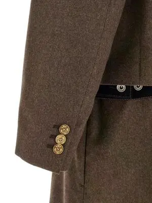 Sacai Wool Flannel Denim Coat