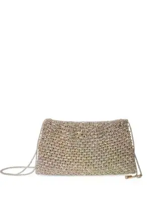 HIBOURAMA Penelope Crystal-embellished Tote Bag - Gold