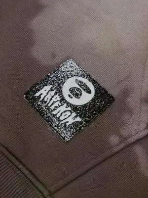 AAPE BY *A BATHING APE Moonface Splattered Graphic Hoodie