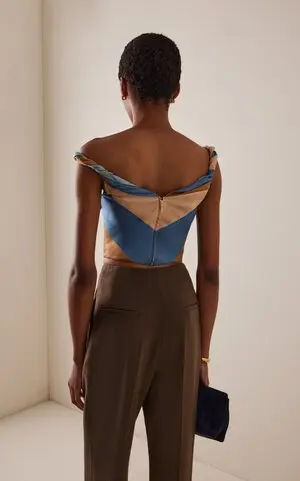 Staud Exclusive Olivia Silk Top