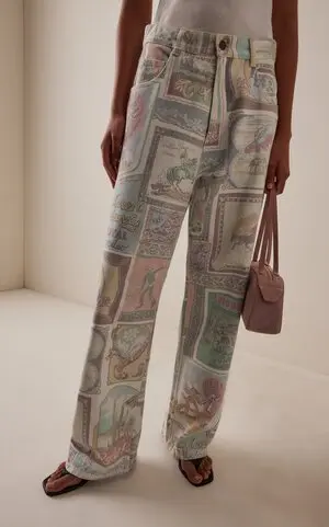 ALEMAIS Andie Rigid Mid-rise Straight-leg Jeans