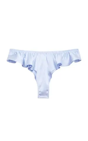 FLEUR DU MAL Luxe Flutter Panty - Blue