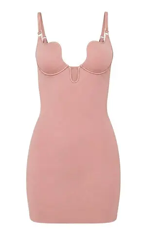 FLEUR DU MAL Seduce U-plunge Mini Slip - Tan