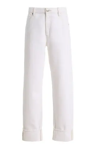 FRAME FRAME X Sotheby's Essential High-Rise Straight-Leg Jeans