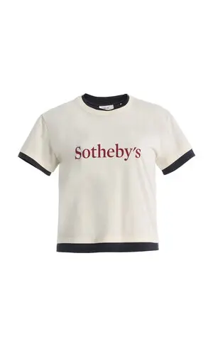 FRAME X Sotheby's Layered Cotton Tee - White