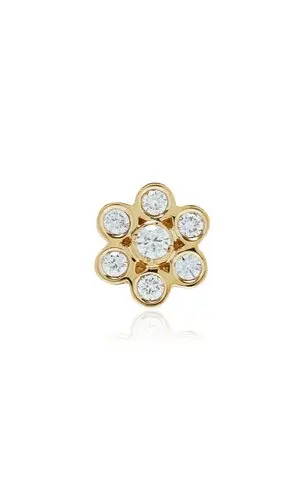 Sophie Bille Brahe Petite Lily 18k Yellow Diamond Single Earring - Gold