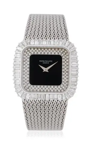 STEPHANIE WINDSOR Patek Philippe Rare Vintage Watch - Silver
