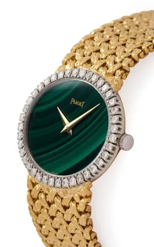 STEPHANIE WINDSOR Piaget Malachite Vintage Watch