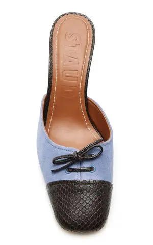 Staud Faye Leather Mules
