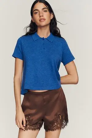 Maeve Swg Polo Top Blue