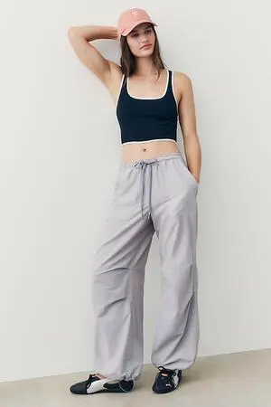 Daily Practice Gwen Slouchy Pants - Silver
