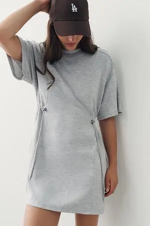 Daily Practice Cched Mi Dress - Light Grey