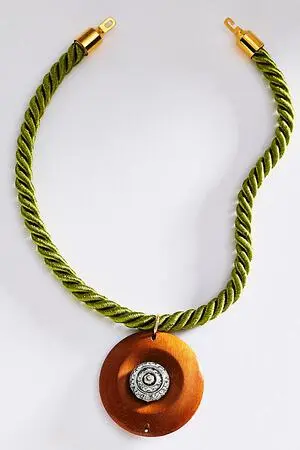 Timeless Pearly Corded Pendant Necklace - Multi