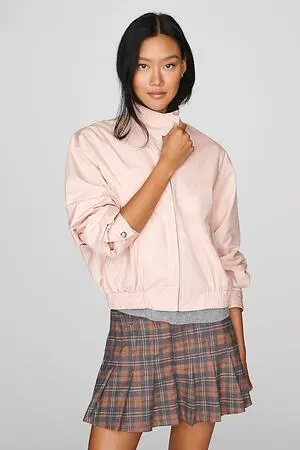 RAISONNEL Stand Collar Zip-up Jacket