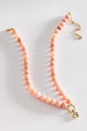 Baublebar Janette Beaded Pendant Necklace - Pink