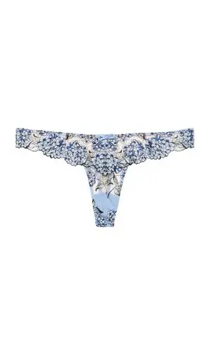 FLEUR DU MAL Hydrangea Thong - Blue