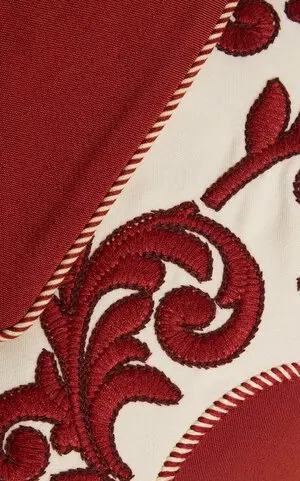ALEMAIS Duke Embroidered Crepe Shirt