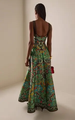 ALEMAIS Charlotte Satin Gown