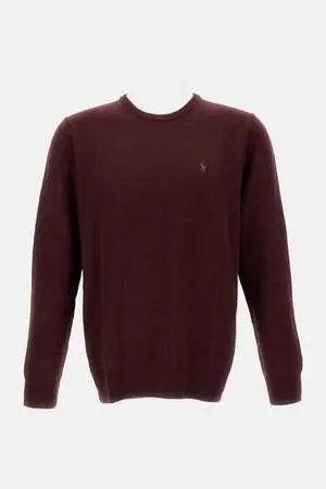 Polo Ralph Lauren Wool-knit Crew Neck Pullover - Rosso