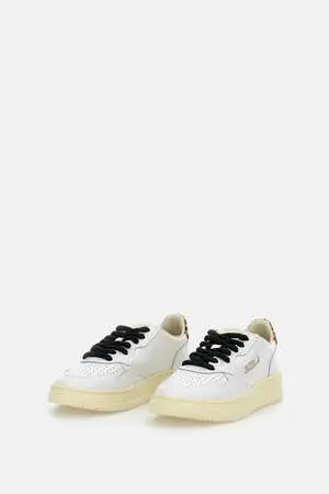 AUTRY Medalist Low Leather Sneakers - Bianco