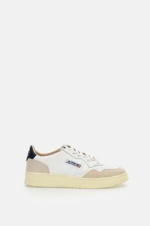 AUTRY Medalist Low Top Leather Sneakers - Bianco