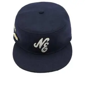 New Era Heritage Logo Chainstitched Wool Pillbox Cap
