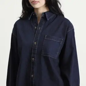 Good American Denim Oversized Shirt