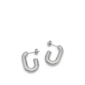 MISSOMA Chubby Oval Small Hoop Earrings - Silver