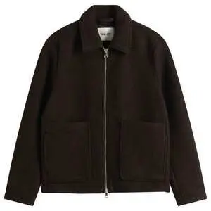 Nn07 Gael Brushed Wool Jacket - Dusky Port