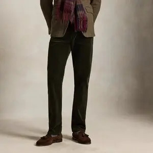 Ralph Lauren Hampton Straight Stretch Corduroy Pant - Estate Olive