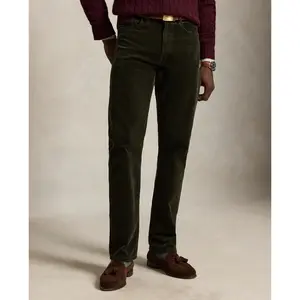 Ralph Lauren Hampton Straight Stretch Corduroy Pant - Estate Olive