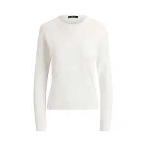 Ralph Lauren Performance Jersey Long-sleeve Crewneck Tee - Ceramic White